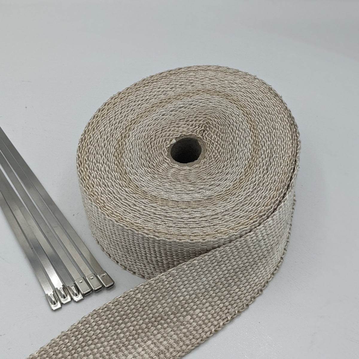 10M Caramelised Exhaust Wrap (700°C) – Flame Barrier Exhaust Wrap
